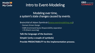EventModeling & Outcome driven design | PPTX | Email | Internet
