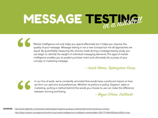 Mmc5427 elsie puig message testing presentation | PPT