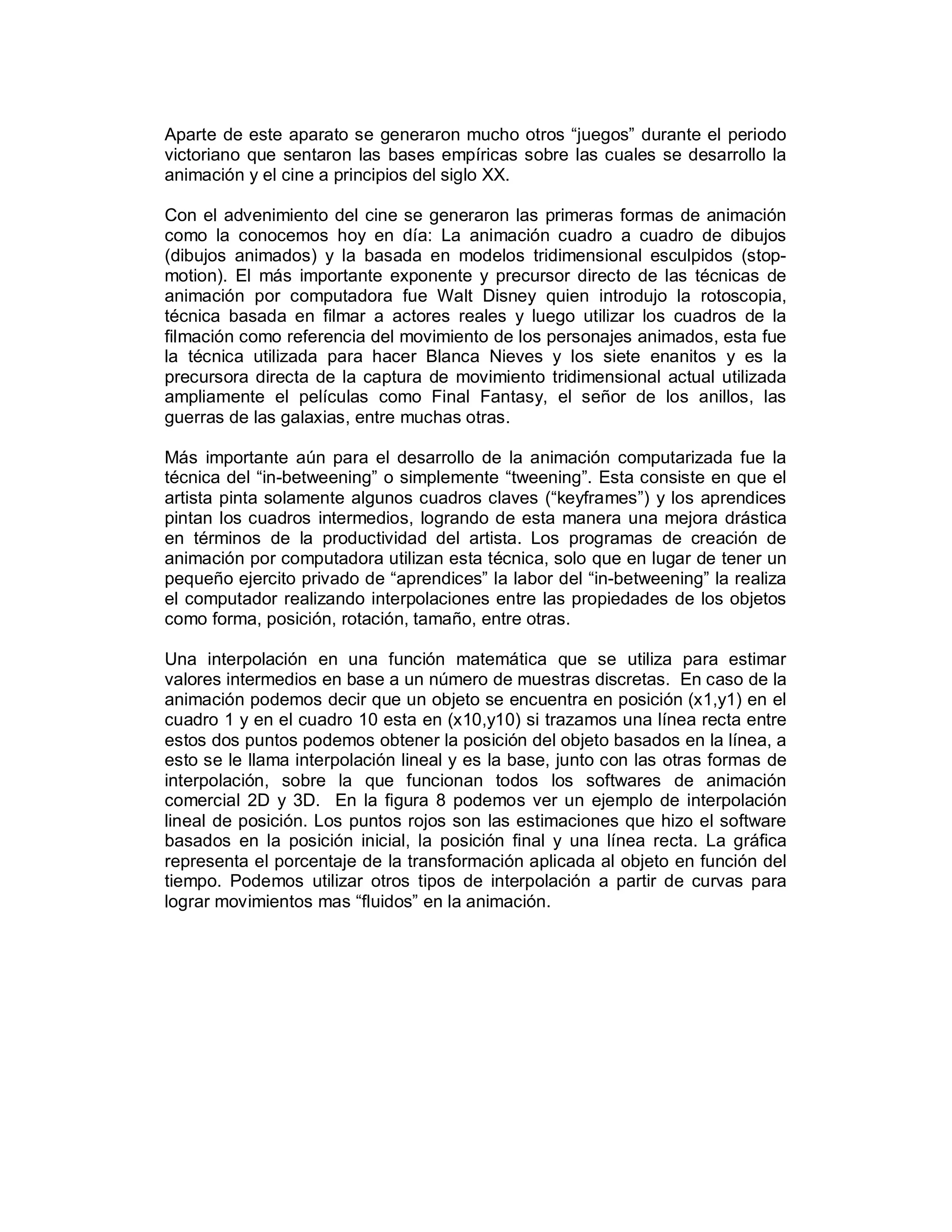 Principios de animación | PDF | Computer Animation | Computer Software ...