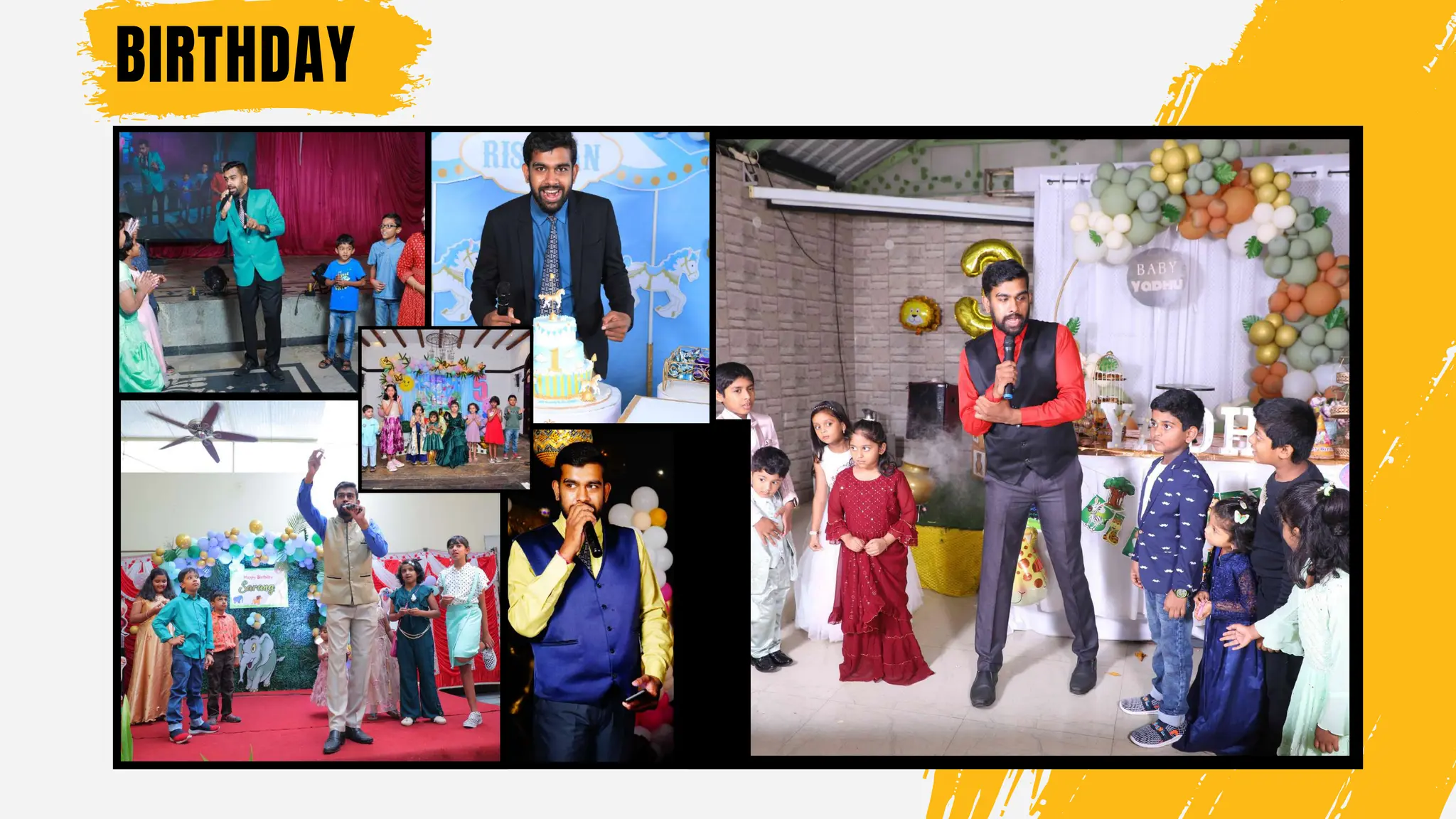 Male Emcee Akshay from Bangalore for Birthday and Corporate Event | PDF