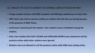 NIKE Channel Conflict | PPTX