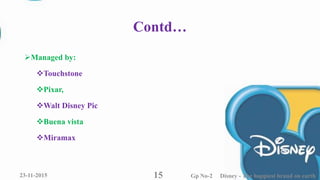 Disney Case Study | PPTX