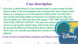 Disney Case Study | PPTX