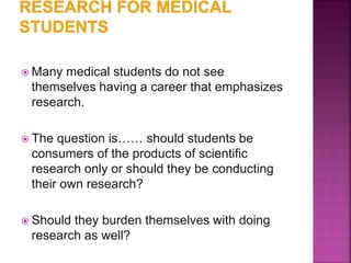 Mmc doctors as researchers | PPTX