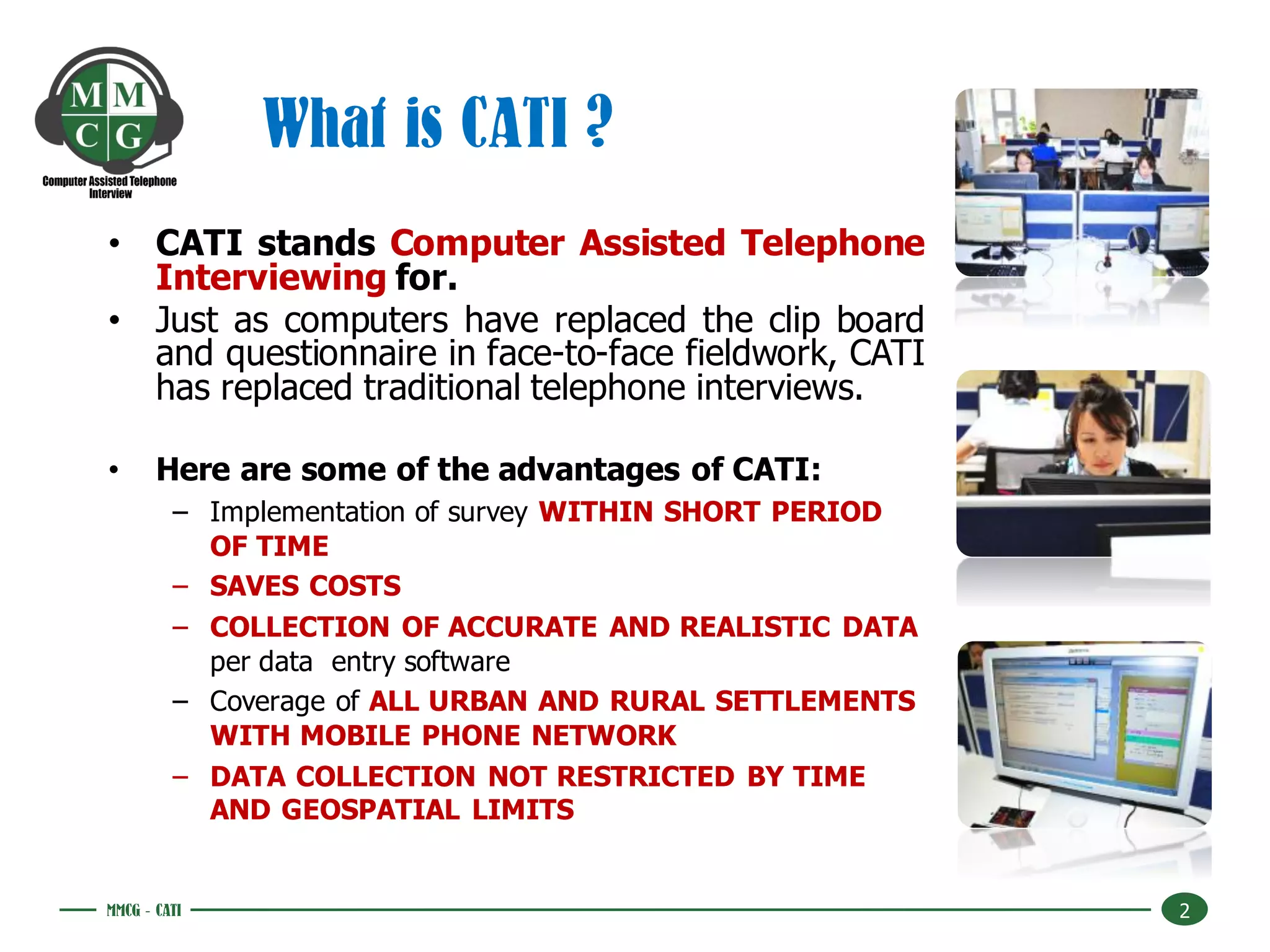 Introduction of the CATI center | PPT