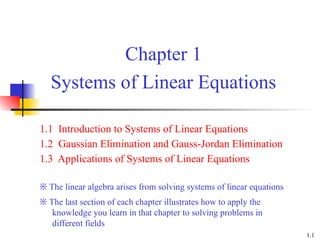 System of Linear Equations Single Variable | PPTX