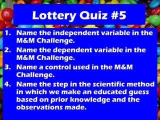 M & m challenge | PPT