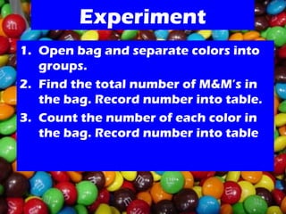 M & m challenge | PPT