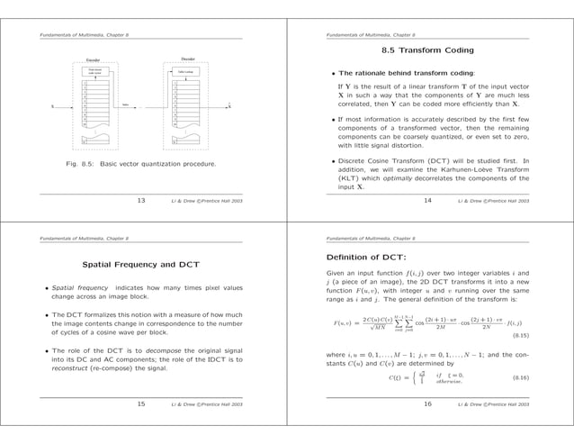 Mm chap08 -_lossy_compression_algorithms | PPT