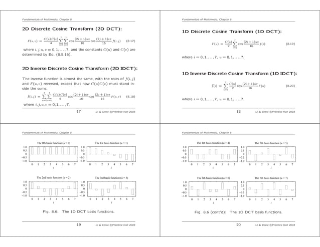 Mm chap08 -_lossy_compression_algorithms | PPT