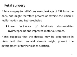 MMC & Hydrocephalus pharmacotherapy.pptx