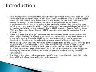 MMC Integration with LDAP and LDAP PS(SSL) | PPTX