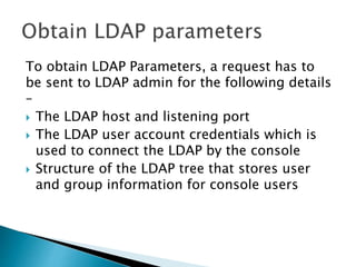 MMC Integration with LDAP and LDAP PS(SSL) | PPTX