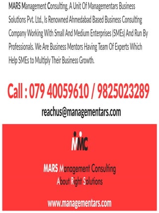 MARS Management Consulting presentation | PDF