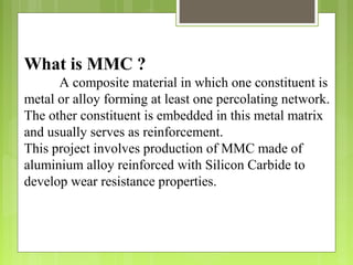 Mmc (metel mtrix composite) | PPT