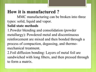 Mmc (metel mtrix composite) | PPT