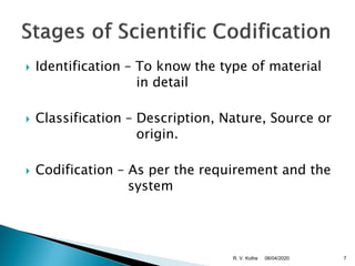 Materials Codification and Classification | PDF