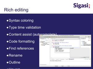 Domain specific languages in eclipse with Xtext (Zeus, UGent) | PPTX | Web Development | Internet