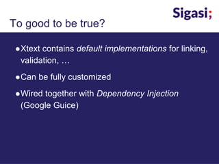 Domain specific languages in eclipse with Xtext (Zeus, UGent) | PPTX | Web Development | Internet