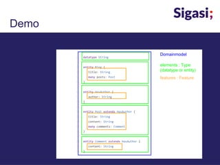 Domain specific languages in eclipse with Xtext (Zeus, UGent) | PPTX | Web Development | Internet