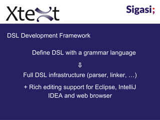 Domain specific languages in eclipse with Xtext (Zeus, UGent) | PPTX | Web Development | Internet