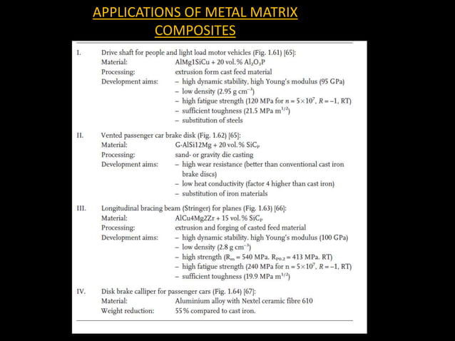 METAL MATRIX COMPOSITE | PPTX | Chemistry | Science