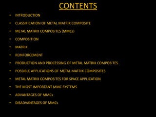 METAL MATRIX COMPOSITE | PPTX