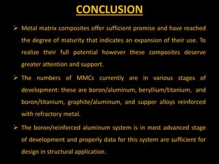 METAL MATRIX COMPOSITE | PPTX