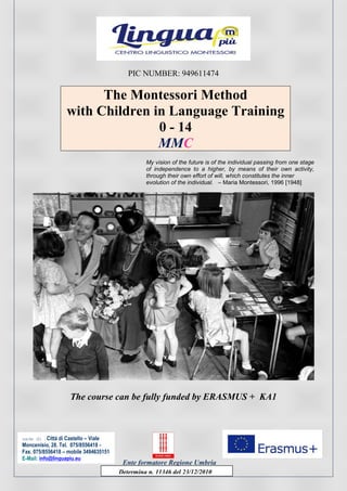 MMC The Montessori Pedagogy for teaching languages to children ...