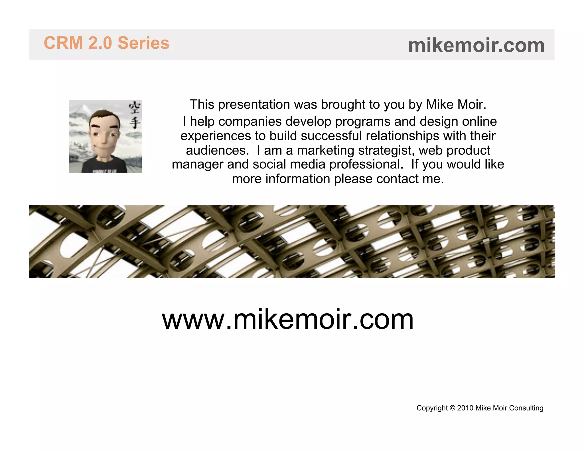 CRM 2.0 - What's New Here | PPT