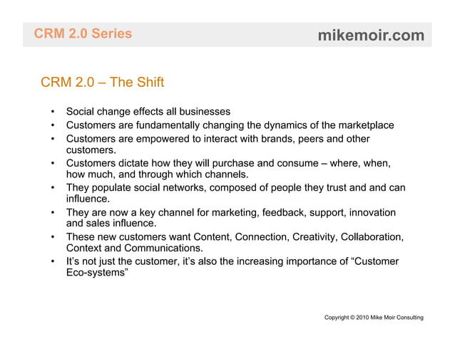 CRM 2.0 - What's New Here | PDF