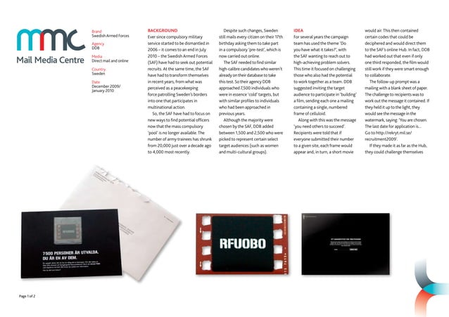 MMC Mail Case Study | PPT