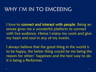 Male Emcee Thamizharasan Karunakaran from Chennai | PDF | Business ...