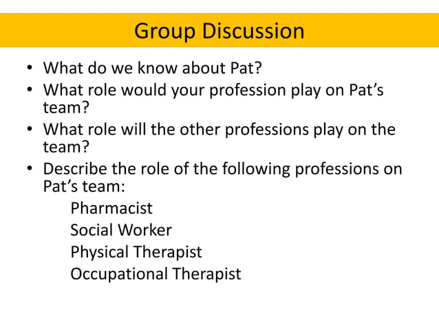 Interprofessional Collaborative Practice Education: Values, Communication & Tools | PPTX