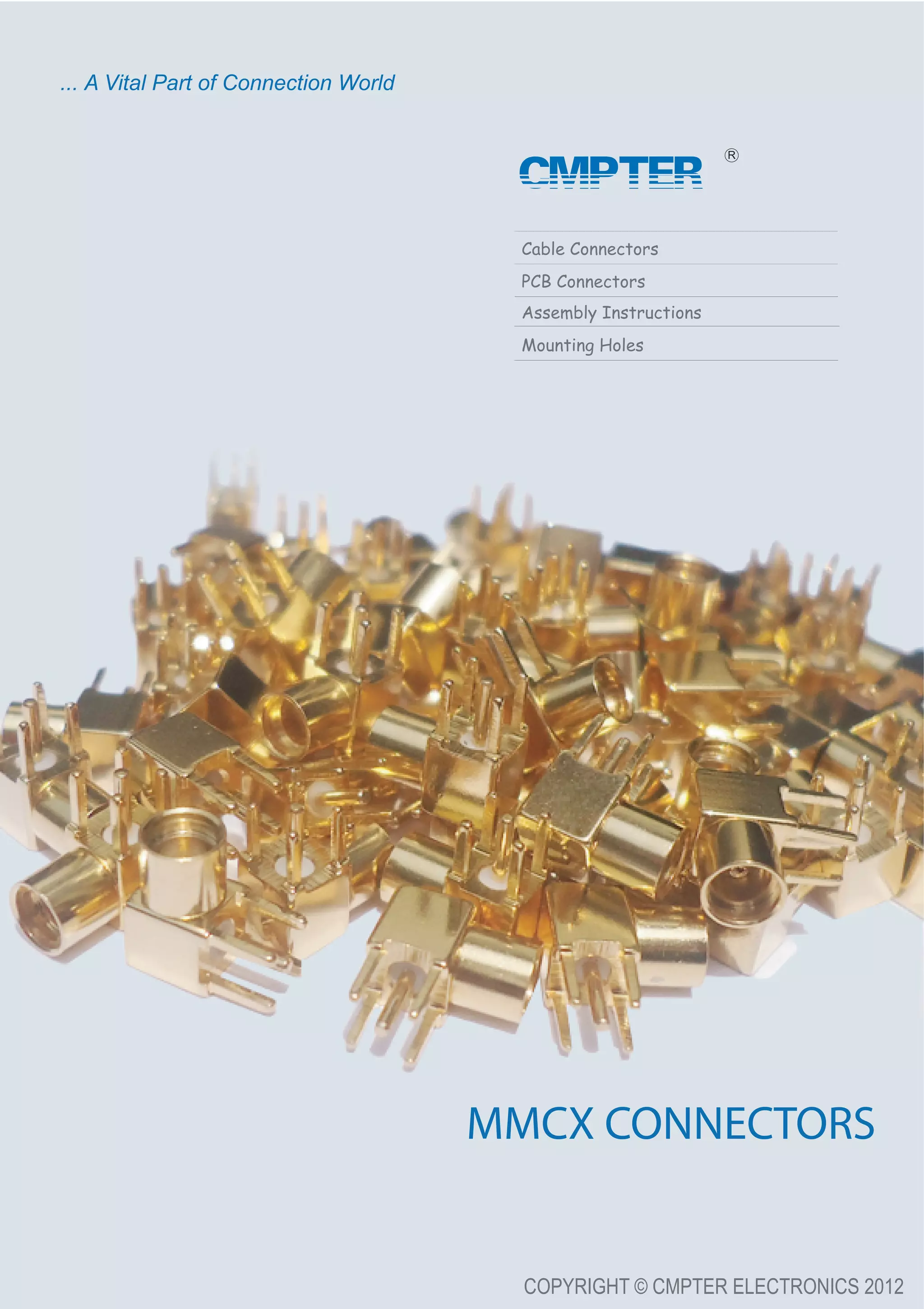 Mmcx connector series | PDF