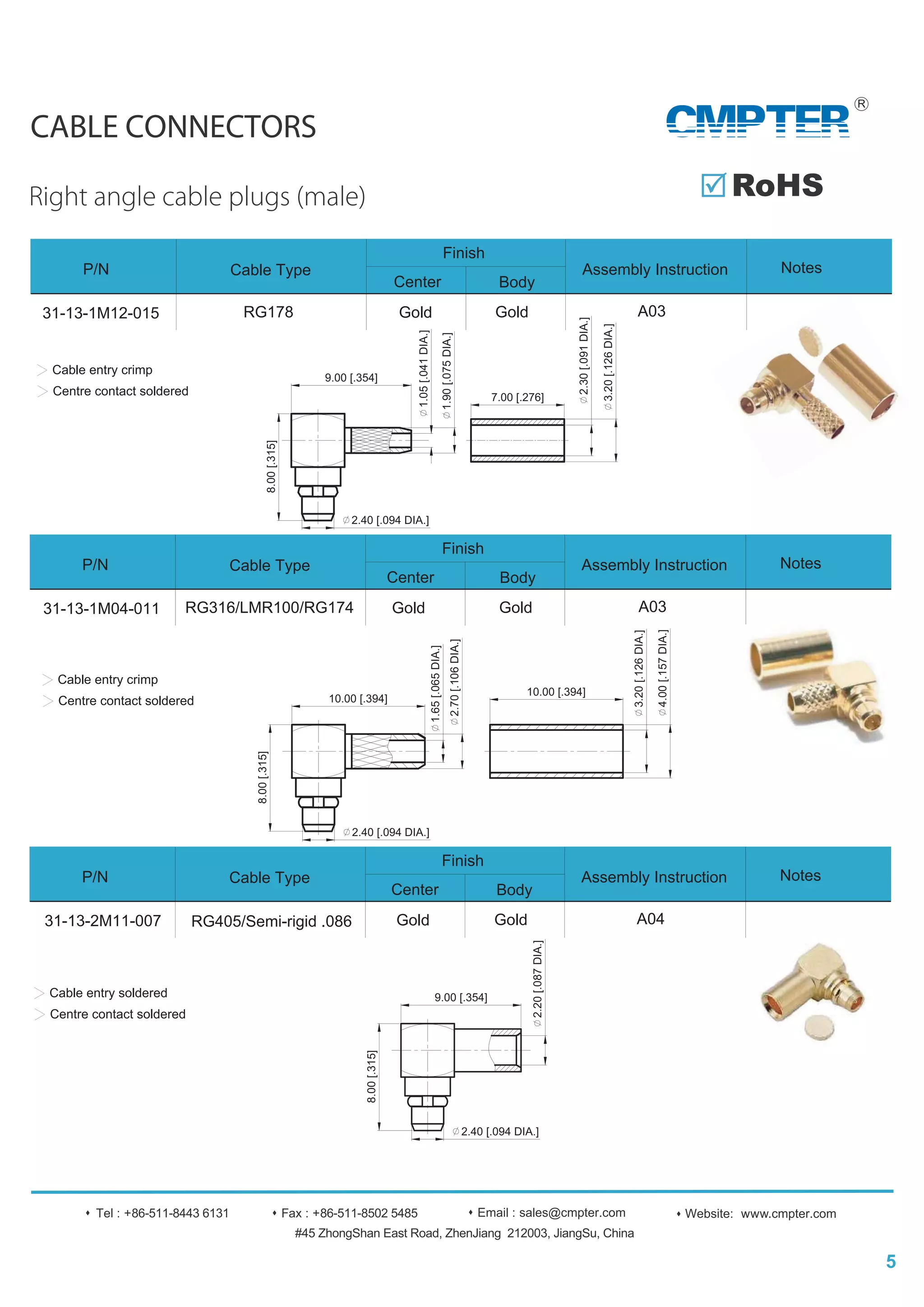 Mmcx connector series | PDF