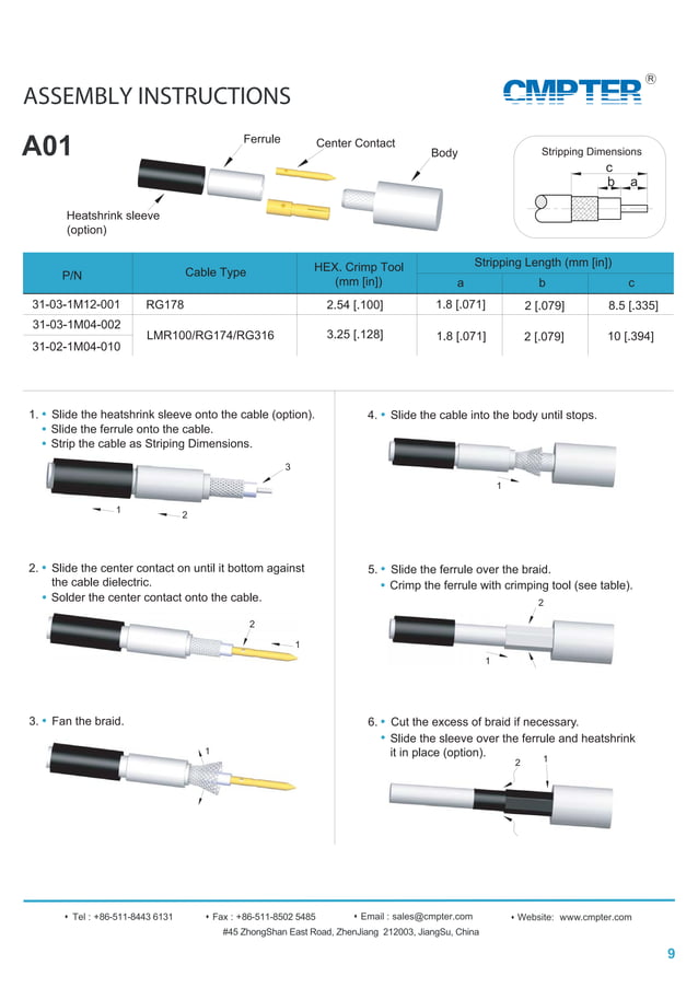 Mmcx connector series | PDF