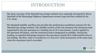 Marshall Mix Design | PPT