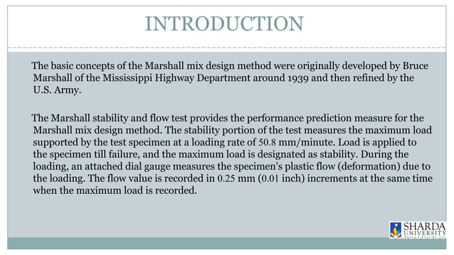 Marshall Mix Design | PPT | Geology | Science