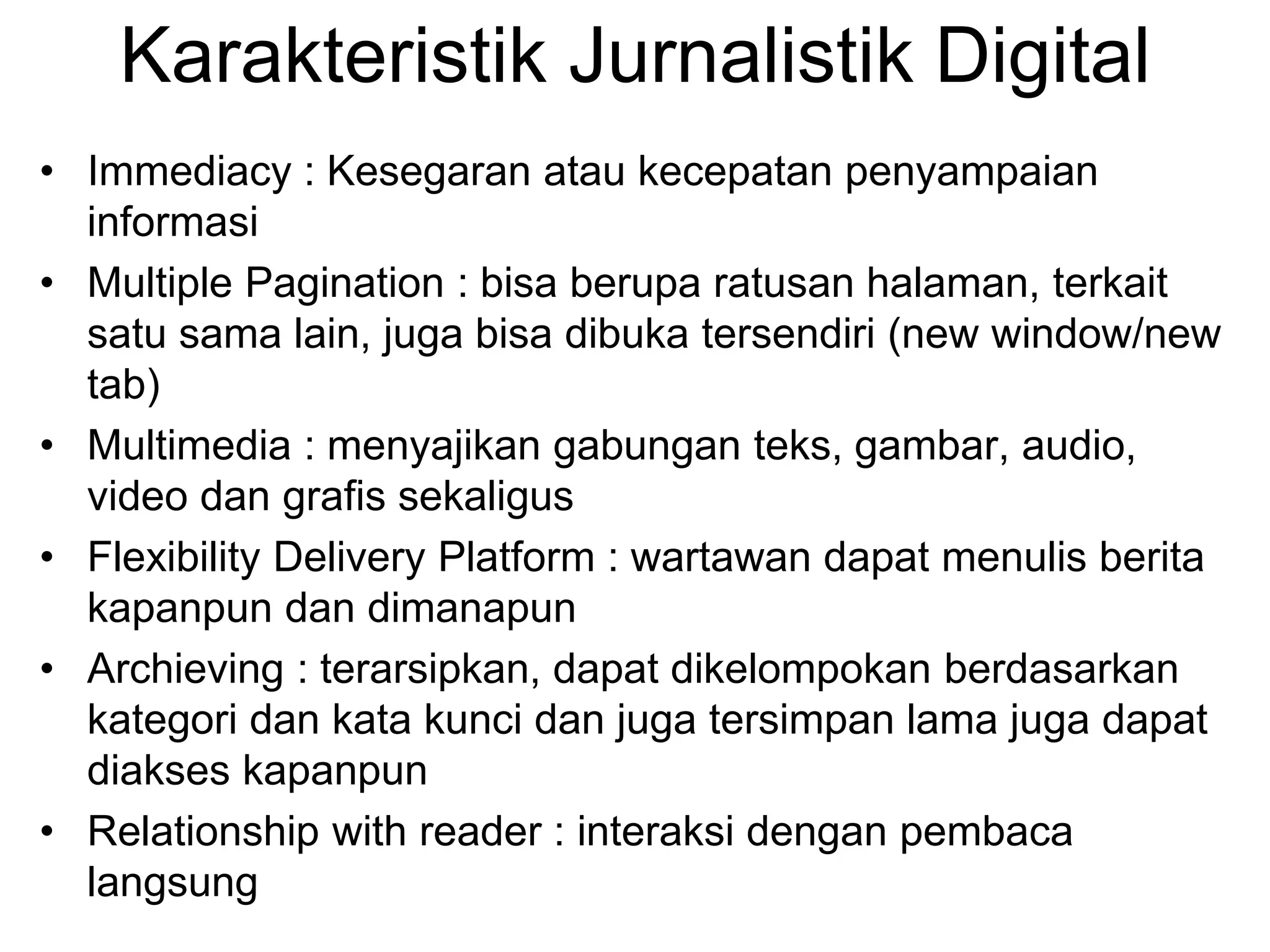 Digital Journalism dan Citizen Journalism | PPT