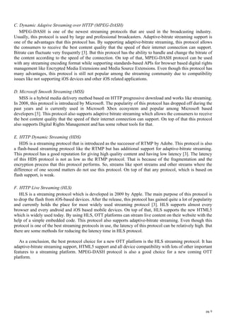 A study on Over The Top Streaming services and analysis of Key Performance Indicators of YouTube ...