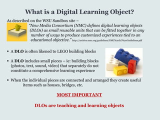 Creating a Multimedia Digital Learning Object in Powerpoint | PPTX