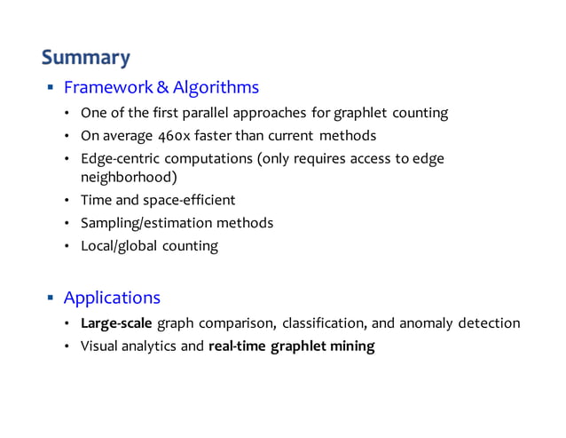 Fast Graphlet Decomposition Theory Algorithms And Applications Ppt 0688