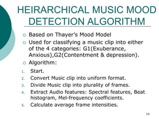 Music Mood Detection (Lyrics based Approach) | PPTX