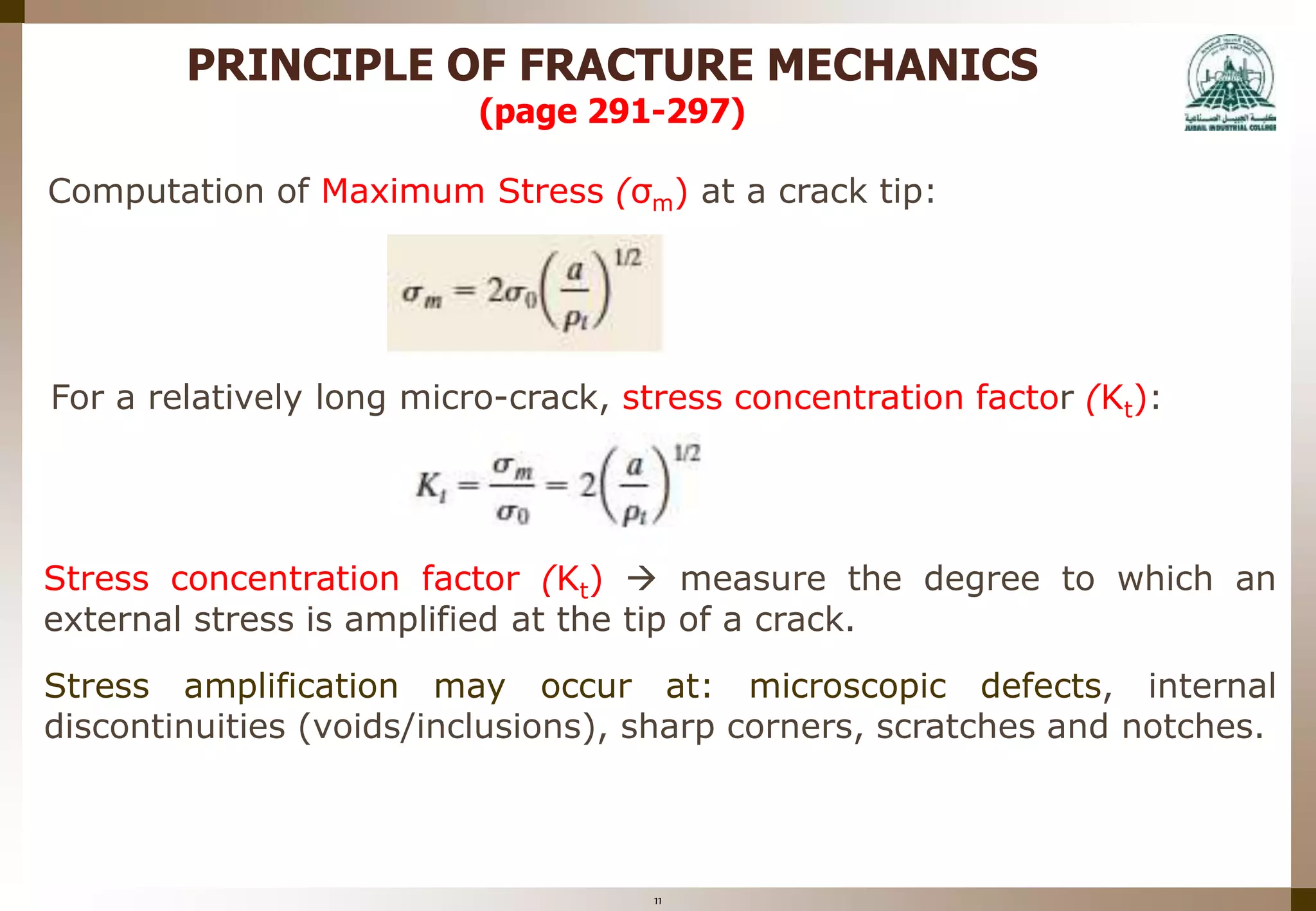 Mme 323 materials science week 11-12 - failure | PPTX