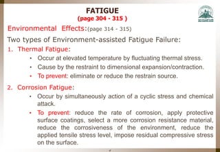 Mme 323 materials science week 11-12 - failure | PPTX