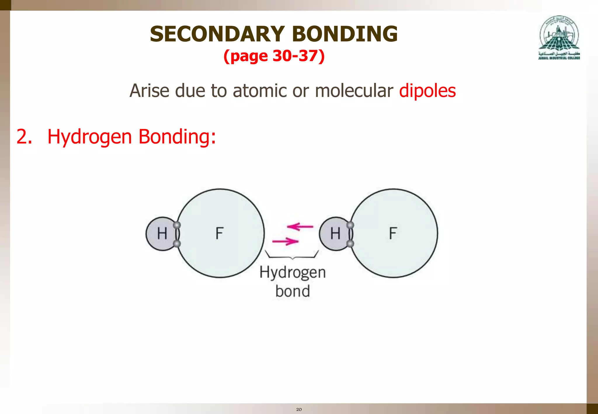 Mme 323 materials science week 2 - atomic structure & interatomic ...