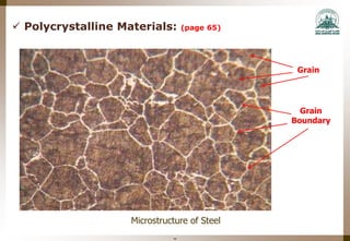 Mme 323 materials science week 3 - fundamental of crystallography | PPTX