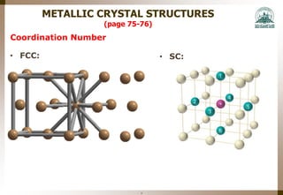 Mme 323 materials science week 4 - structure of crystalline solids | PPTX