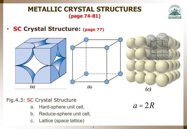 Mme 323 materials science week 4 - structure of crystalline solids | PPTX